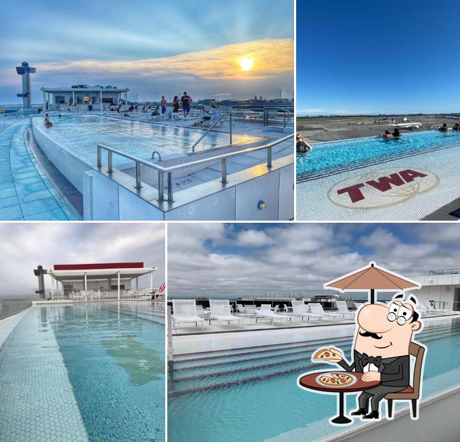 The Pool Bar, TWA Hotel One Idlewild Drive JFK Airport in New York City ...