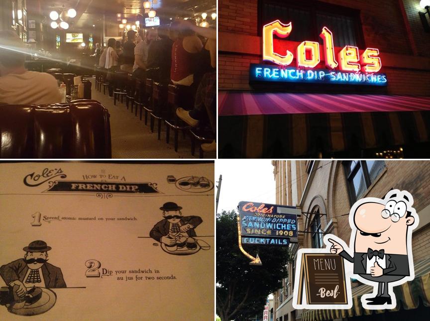 Cole's French Dip, Los Angeles - Restaurant menu, prices and reviews