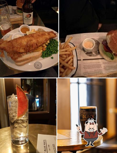 The Blue Posts, 18 Kingly St in London - Restaurant menu and reviews