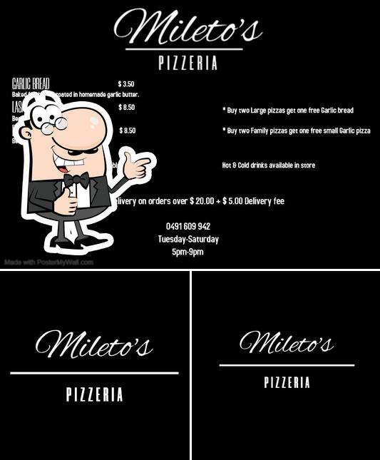 Mileto's Pizza, Korumburra - Restaurant menu, prices and reviews