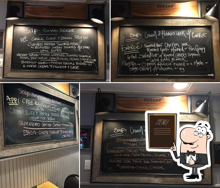 The Gap Pub & Grill in Westmore - Restaurant menu and reviews