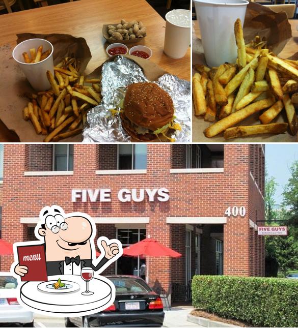 Five Guys, 407 Meadowmont Village Cir in Chapel Hill - Restaurant menu ...