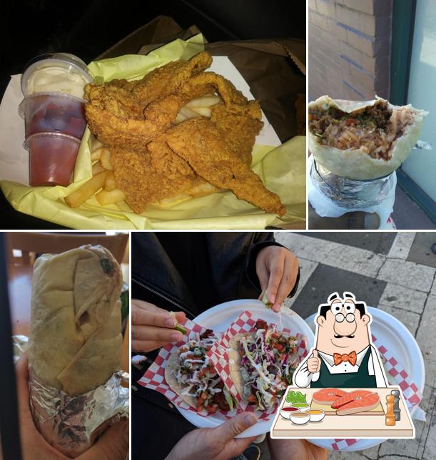 Off the Hook Seafood & Super Burritos, Oakland - Restaurant menu ...