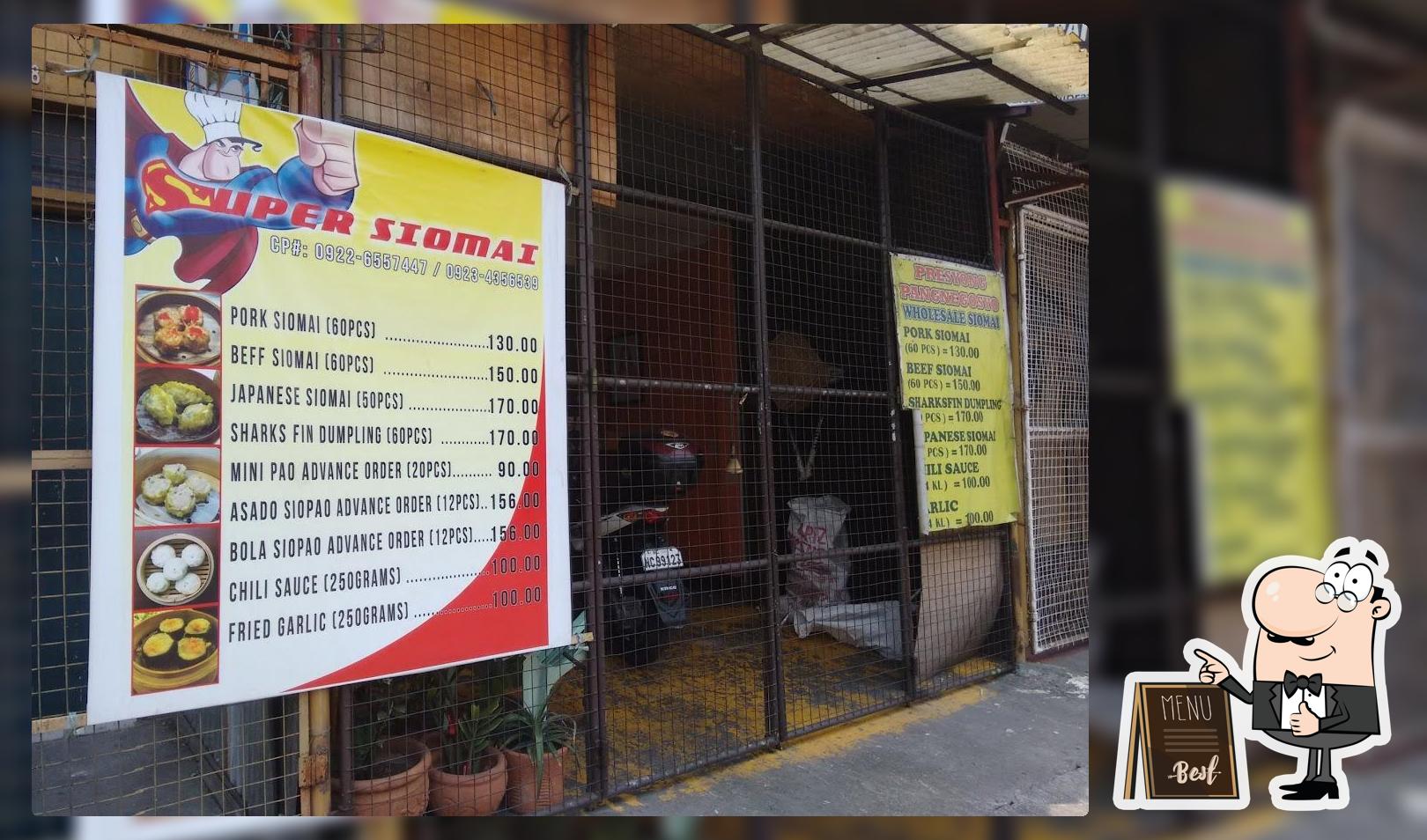 Super Siomai, Quezon City - Restaurant menu, prices and reviews