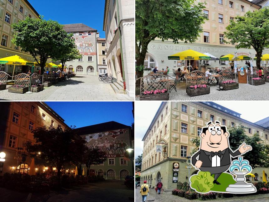 Brauereigasthof Bürgerbräu pub & Bar, Bad Reichenhall, Waaggasse 1-2 ...