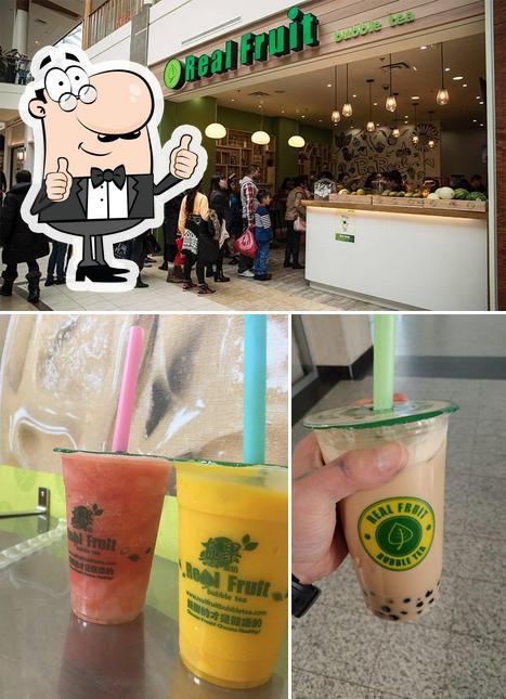 Real Fruit Bubble Tea, Sun Life Financial Centre 3300 Bloor Street W ...