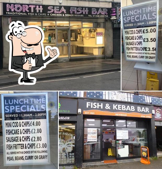 North Sea Fish Bar in Chesterfield - Restaurant menu and reviews
