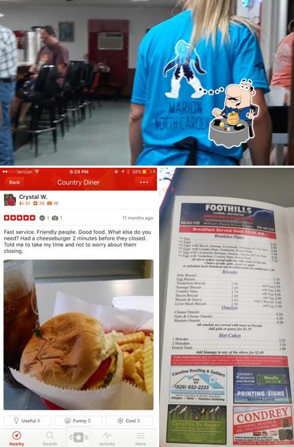 The Country Diner, Marion - Restaurant menu, prices and reviews