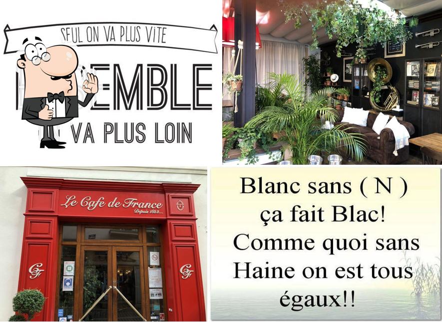 Le Café de France, Sainte-Maxime, 2 Pl. Victor Hugo - Restaurant menu ...