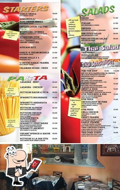 Don Vito's Italian And Thai Restaurant, Krugersdorp, 9 Terenure Rd ...