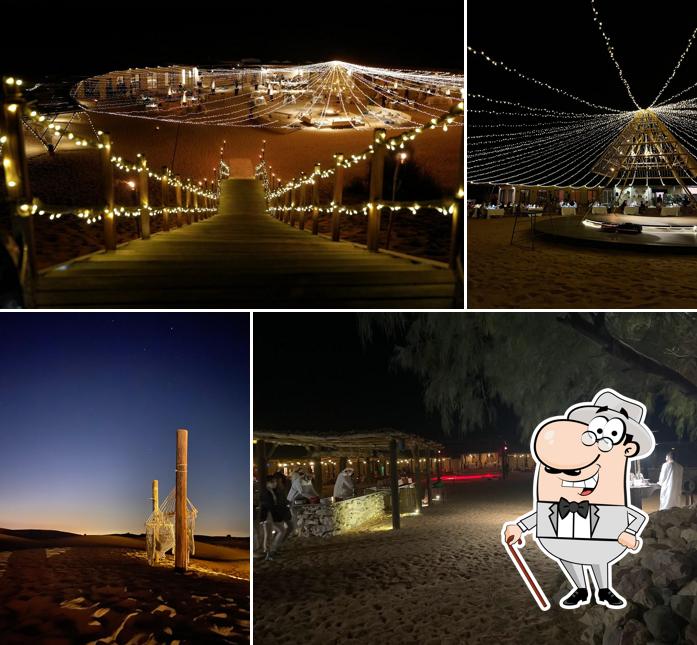 Sonara Camp restaurant, Margham, Dubai Desert Conservation Reserve ...
