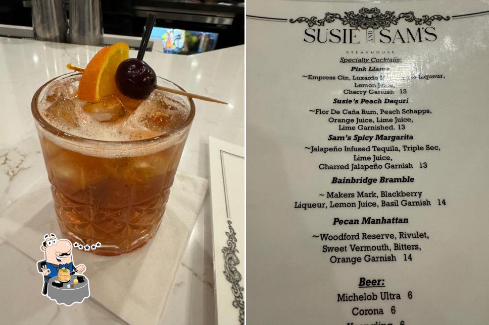 Susie and Sam's Steakhouse, Bainbridge - Restaurant menu, prices and ...