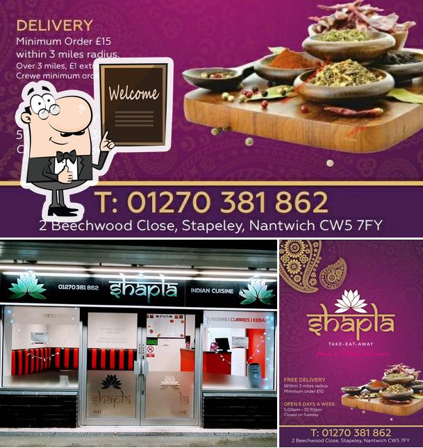 Shapla Take-Eat-Away, Nantwich - Restaurant menu, prices and reviews