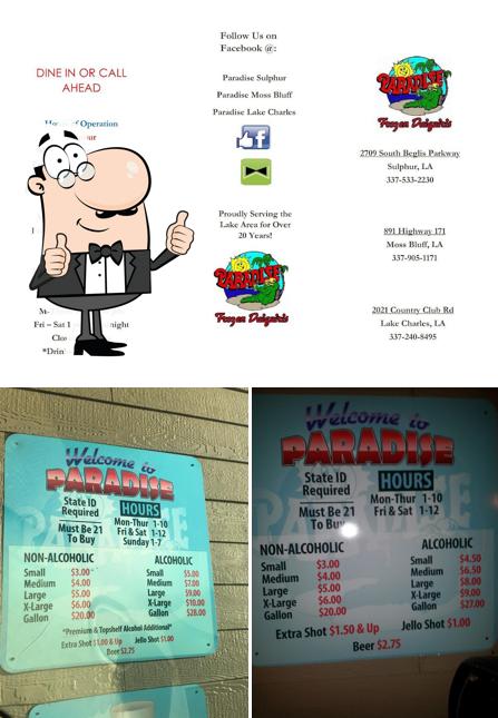 Paradise Daiquiris, 2021 Country Club Rd in Lake Charles - Restaurant ...