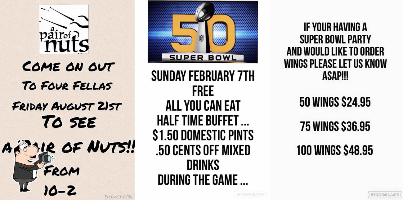 Four Fellas Bar & Grille, White Haven - Restaurant menu, prices and reviews