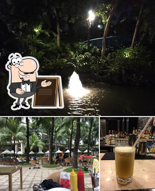 Pool Bar: Oven, Fire Pit, Grill at Edsa Shangri-La, Manila, Mandaluyong ...
