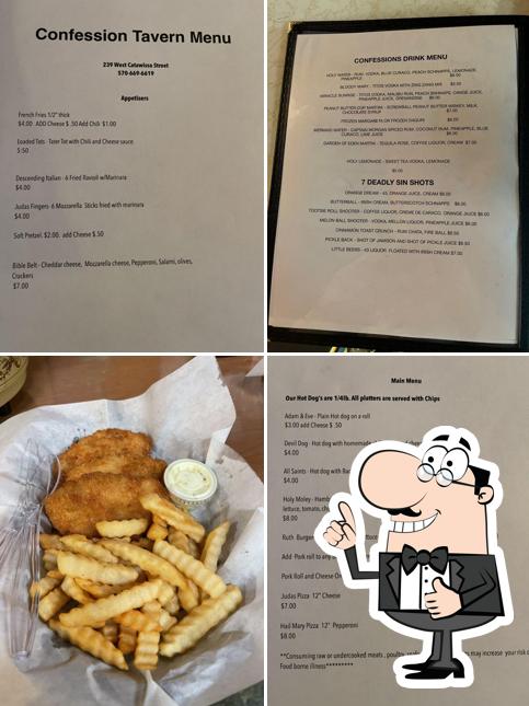 Confessions Tavern, Nesquehoning - Restaurant menu, prices and reviews