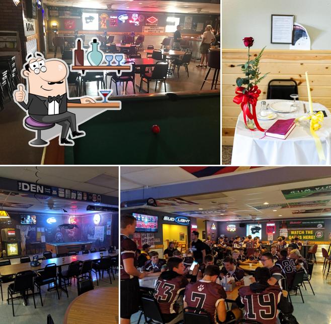 The Den Bar and Grill, Mountain Lake - Restaurant menu, prices and reviews