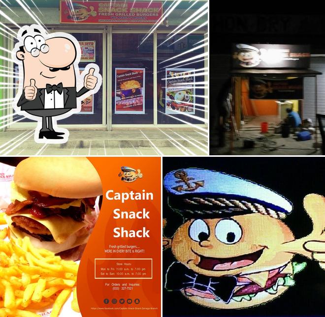 Captain SNACK SHACK fresh grilled burgers WERE IN EVERY BITE is RIGHT ...