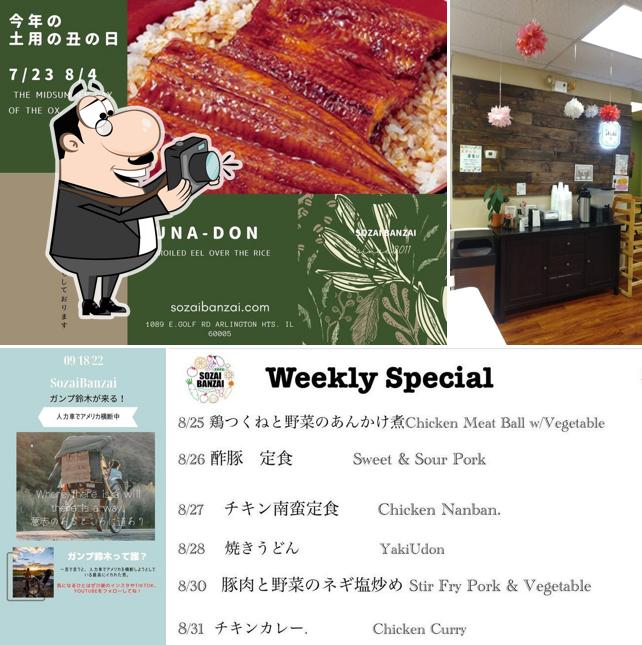 Sozai Banzai in Arlington Heights - Restaurant menu and reviews
