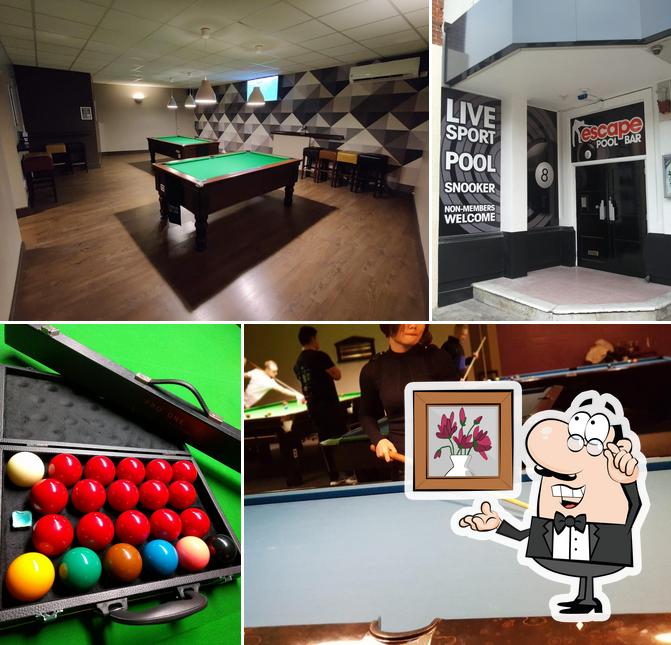 Escape Pool Bar, Uxbridge - Restaurant menu, prices and reviews