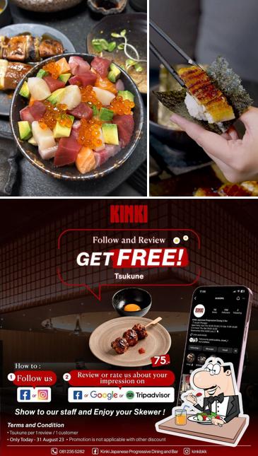 Kinki Japanese Progressive Dining and Bar, Bangkok - Restaurant menu ...