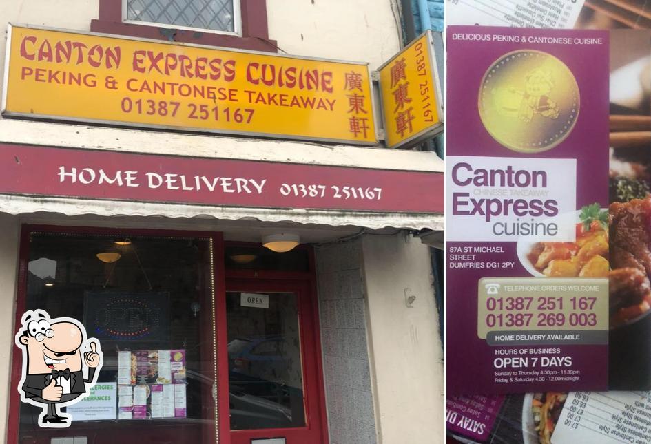 Canton Express, Dumfries - Restaurant menu, prices and reviews