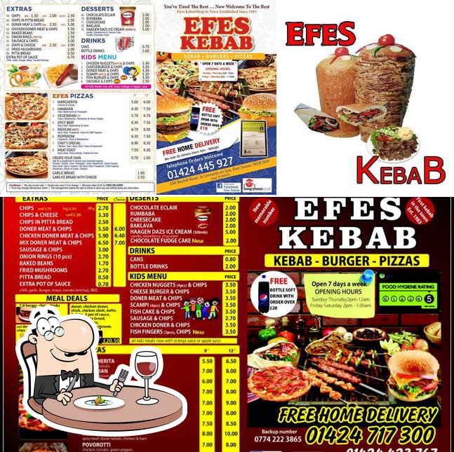 Efes Kebab, Saint Leonards - Restaurant menu, prices and reviews