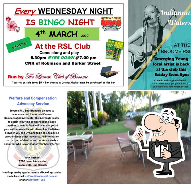 Broome RSL, Broome - Restaurant menu, prices and reviews