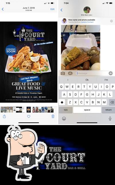 The Courtyard Bar and Grill, St. Louis - Restaurant menu, prices and ...