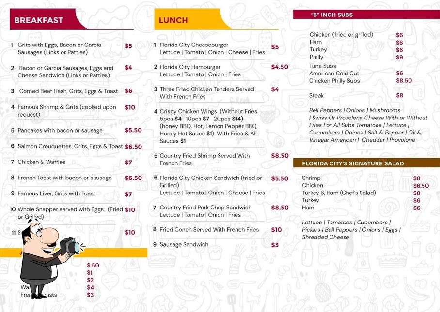 Florida City Restaurant, Florida City - Restaurant menu, prices and reviews