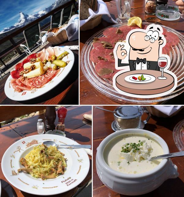 Fluhalp (Mountain Hut & Restaurant), Zermatt, Skigebiet Rothorn ...