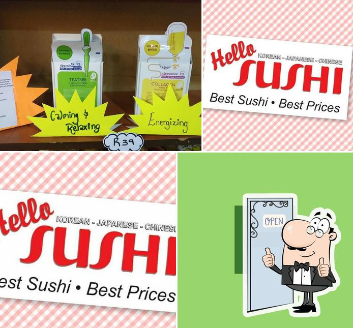 Menu of Hello Sushi & Noodle restaurant, Potchefstroom - reviews and ...