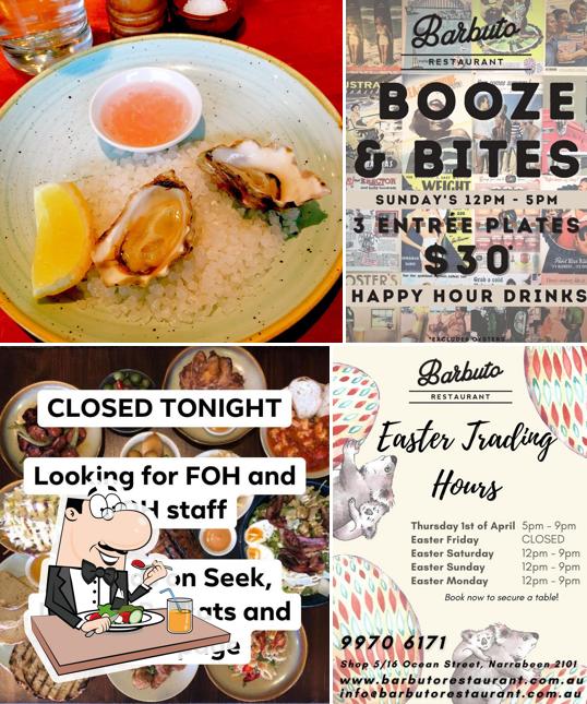 Menu of Barbuto Restaurant, Narrabeen - reviews and ratings