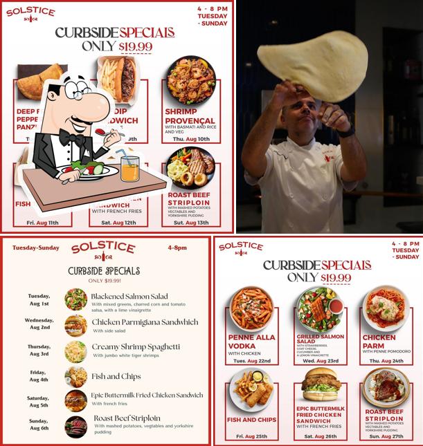 Solstice Restaurant & Wine Bar, Mississauga - Restaurant menu, prices ...