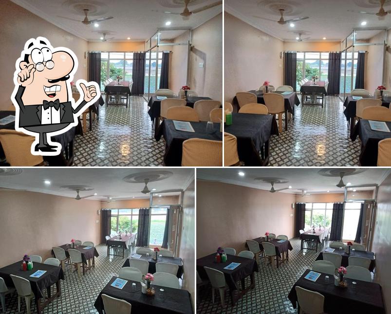 Gagan Restaurant & Cake Shop, Khajuraho, in front of Shiv Sagar Lake ...