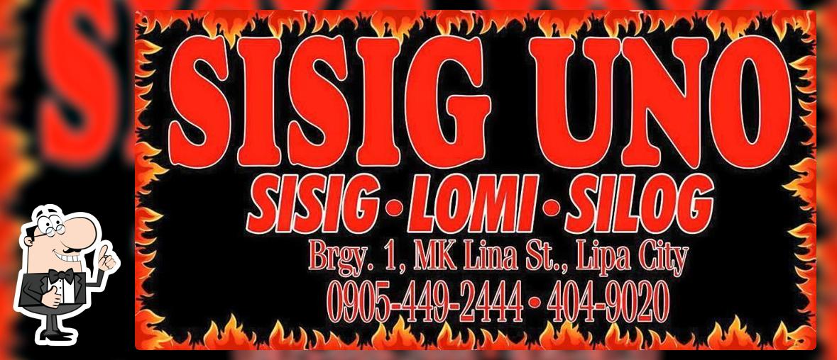 Sisig, Lomi, Silog restaurant, Lipa