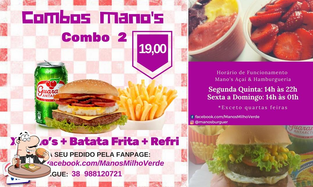 Manos Burguer, Serro - Menu do restaurante, preços e opiniões