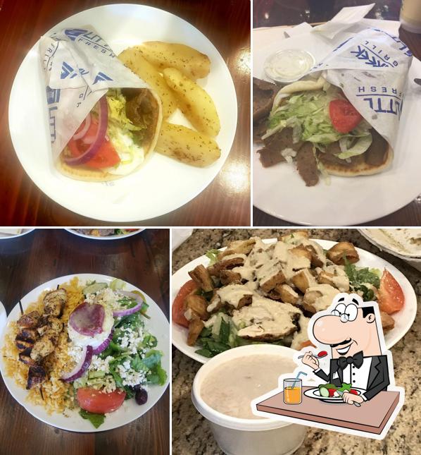 Menu of Little Greek Fresh Grill restaurant, Winter Garden, Daniels Rd ...