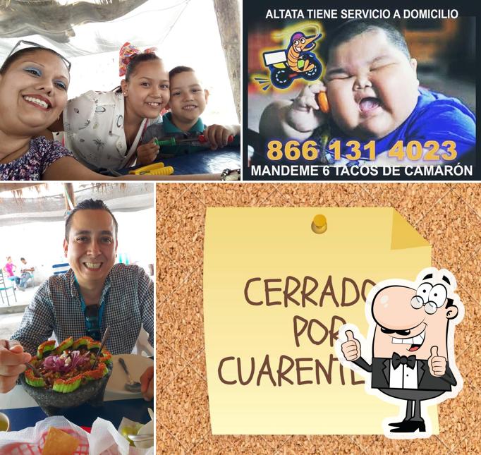 Mariscos Altata restaurant, Ciudad Frontera, Lib. Lic. Carlos Salinas ...