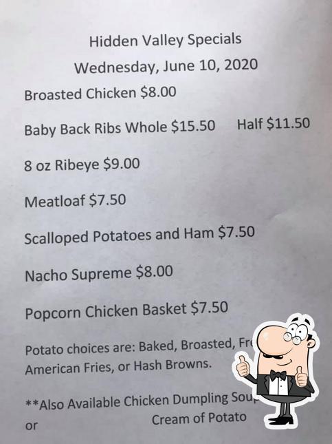 Hidden Valley Supper Club in USA - Restaurant menu and reviews