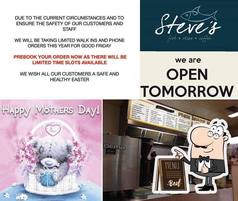 Steve's Fish Shop Maryborough, Maryborough - Restaurant menu, prices ...