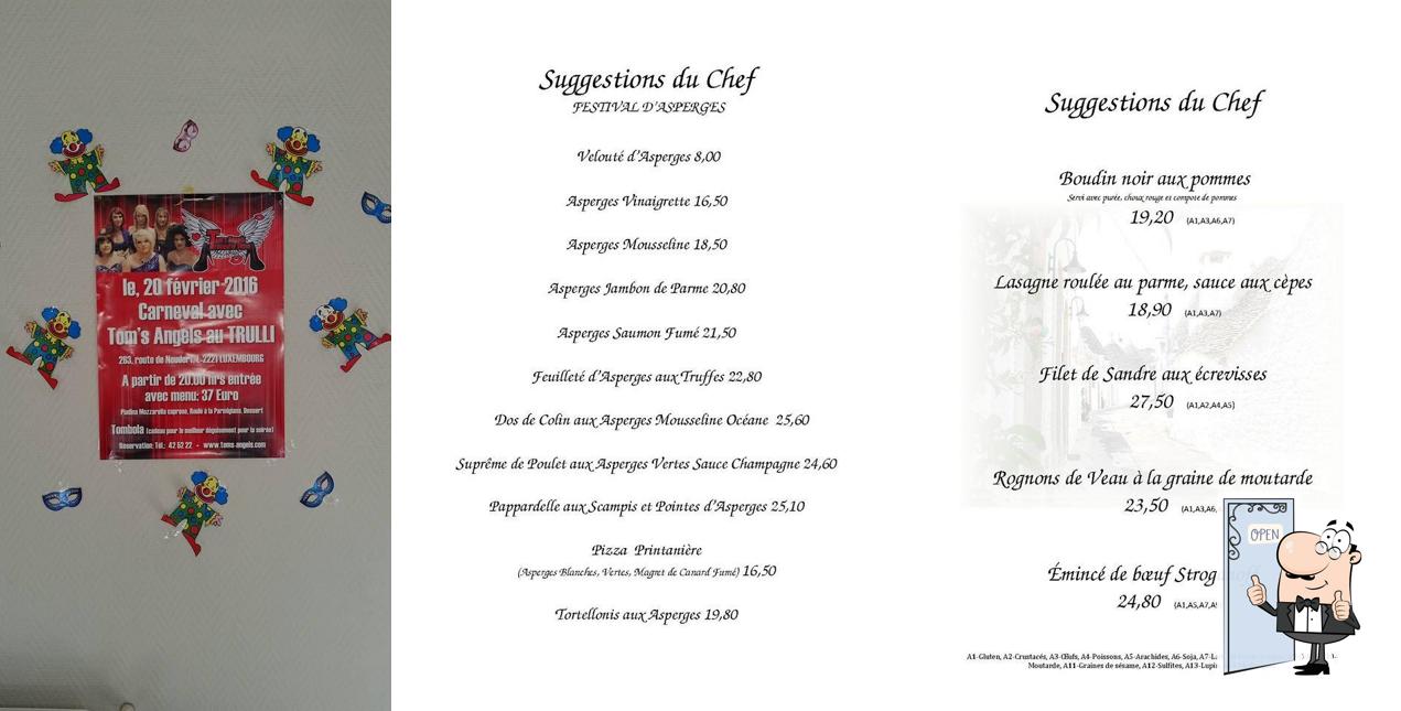 Trulli restaurant, Luxembourg City - Restaurant menu and reviews