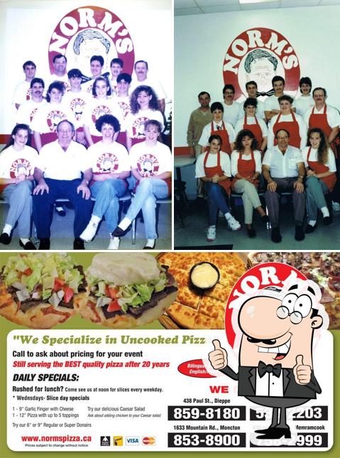 Norm's Pizza in Dieppe - Restaurant menu and reviews