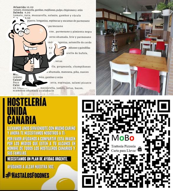MoBo Trattoría Pizzería, Las Majoreras - Menú del restaurante, precios ...