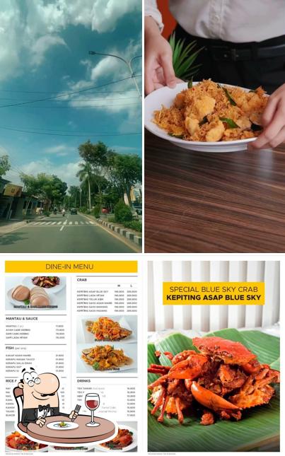 BLUE SKY MANTAU & KEPITING Resto, Balikpapan - Restaurant menu, prices ...