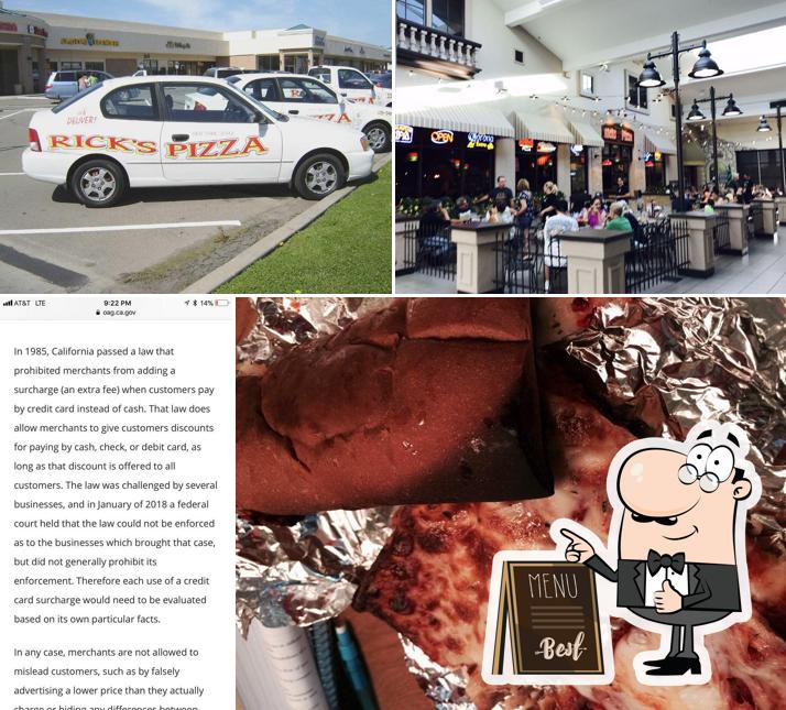 Rick's New York Style Pizza in Lodi - Restaurant menu and reviews