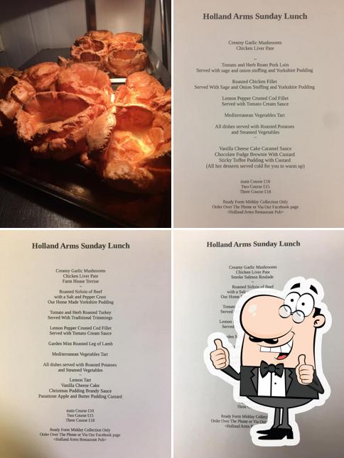 The Holland Arms in Trofarth - Restaurant menu and reviews