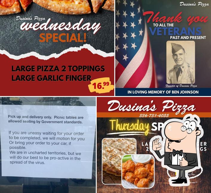 Dusina's Pizza in Welcome - Restaurant menu and reviews