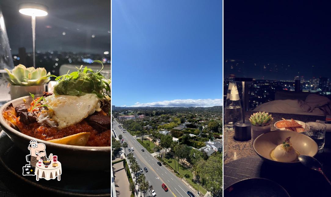Restaurante The Rooftop Beverly Hills, Beverly Hills, Wilshire Blvd ...